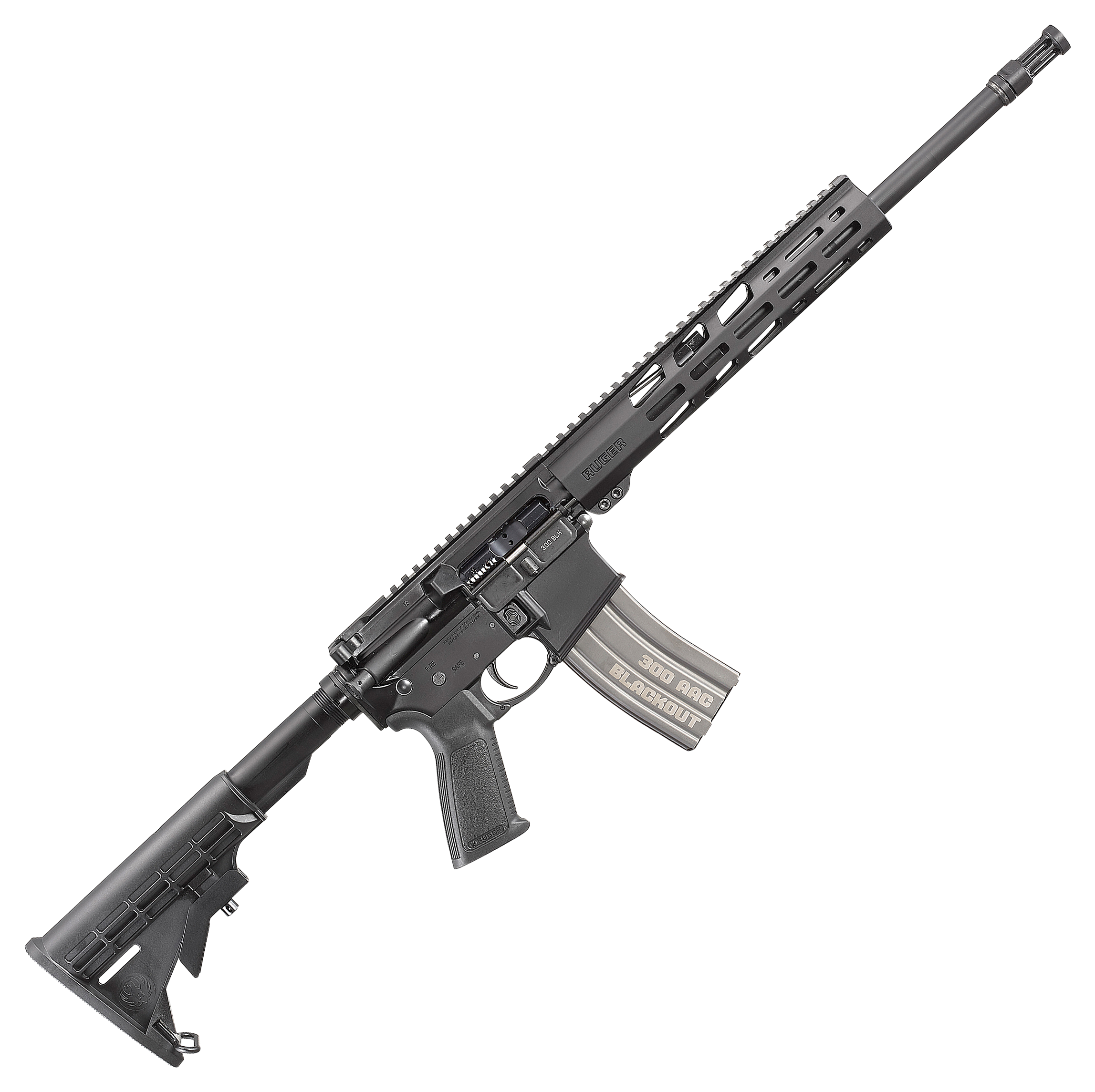 Ruger AR-556 Semi-Auto Rifle with Free-Float Handguard | Bass Pro Shops